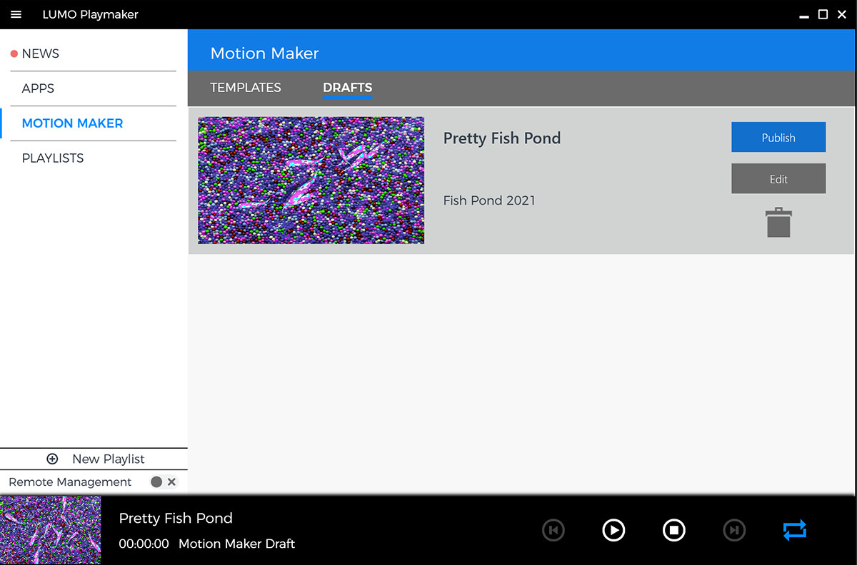 Fish Pond – LUMOplay